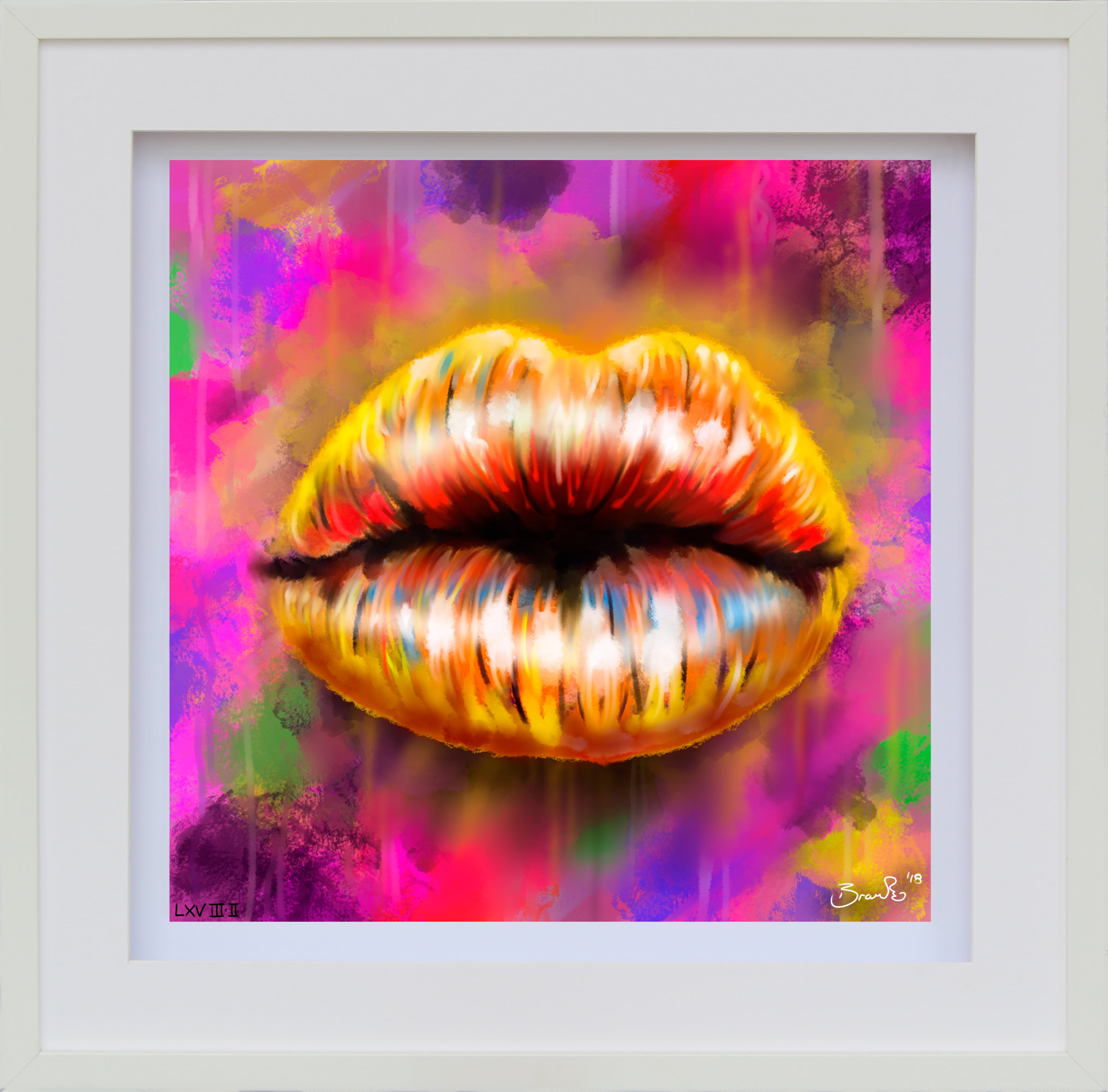 Popping Lips - LXVIII-II | Popping Lips | Branko | Künstler | artbeat24 ...
